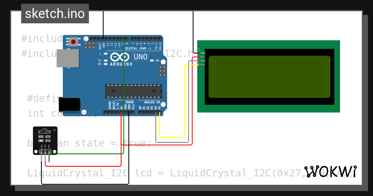 Object Counter Wokwi Esp32 Stm32 Arduino Simulator 6487