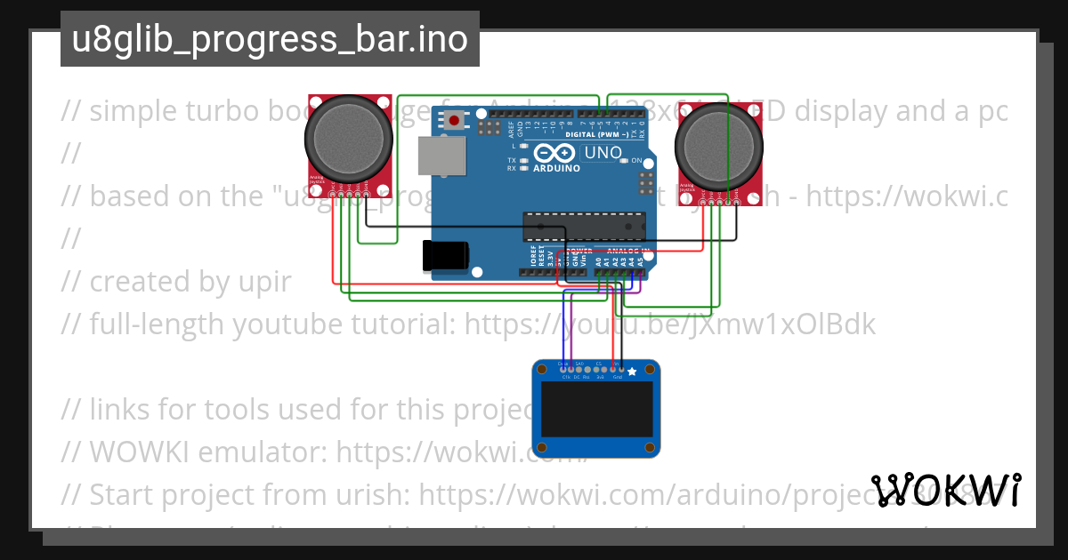 U8glibprogresso Wokwi Esp32 Stm32 Arduino Simulator 