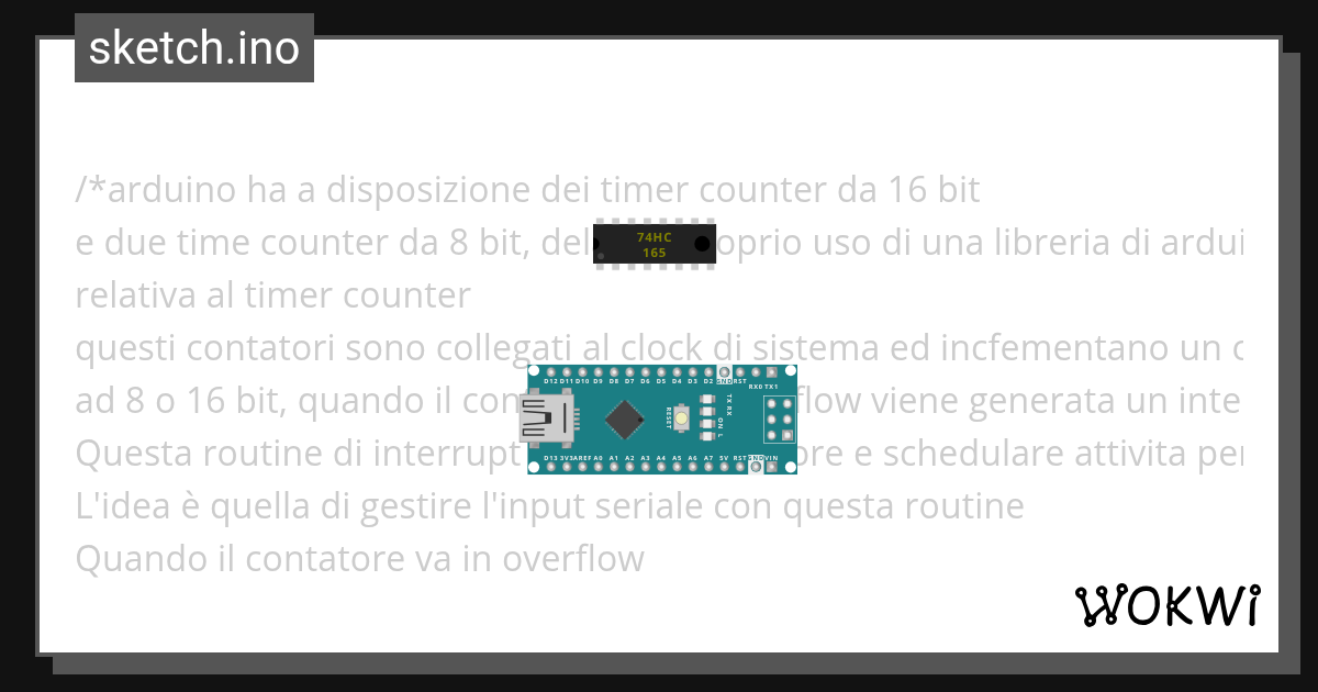 10esercizio - Wokwi ESP32, STM32, Arduino Simulator