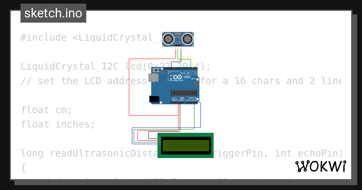 Ultrasonic O Wokwi Esp32 Stm32 Arduino Simulator 6881