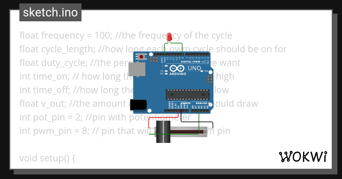 SoftPWM - Wokwi ESP32, STM32, Arduino Simulator