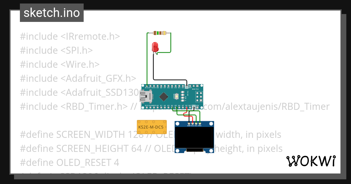 sketch.ino - Wokwi ESP32, STM32, Arduino Simulator