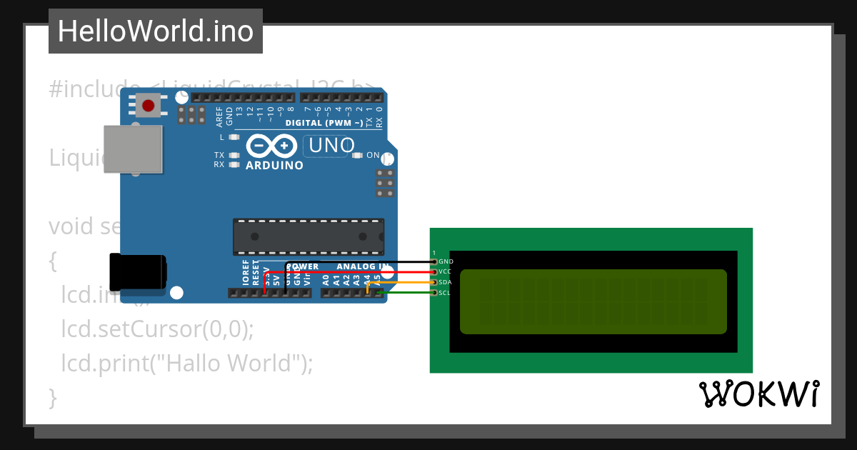 HelloWorld.ino - Wokwi ESP32, STM32, Arduino Simulator