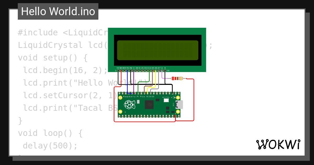 Hello O Wokwi Esp32 Stm32 Arduino Simulator
