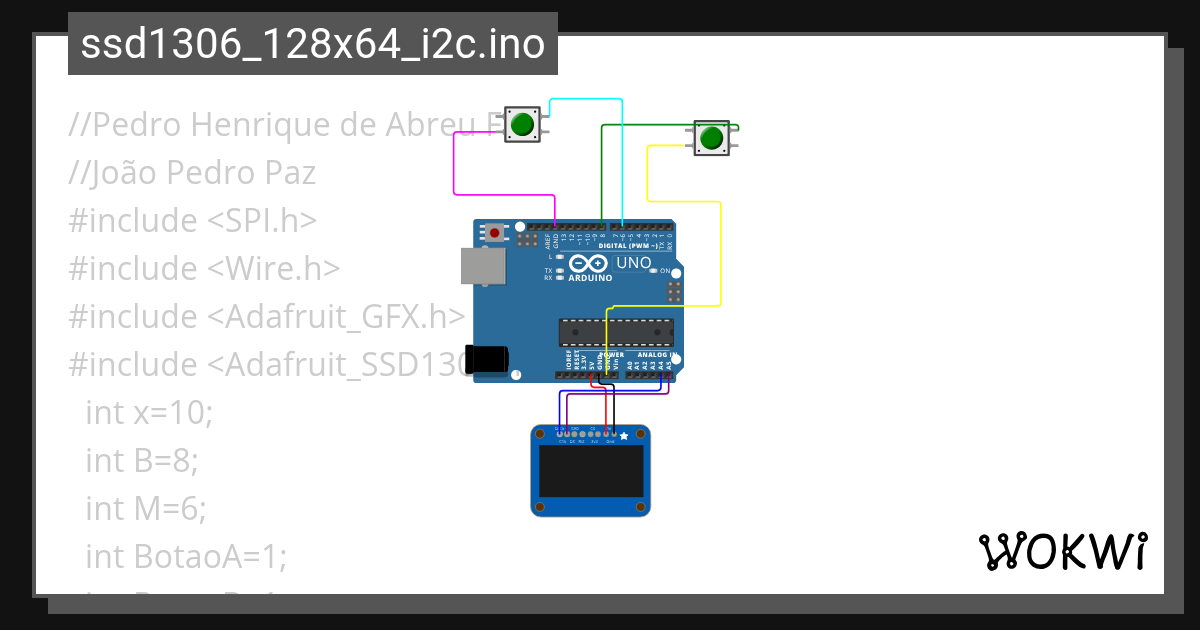 ssd1306_128x64_i2c.ino - Wokwi ESP32, STM32, Arduino Simulator