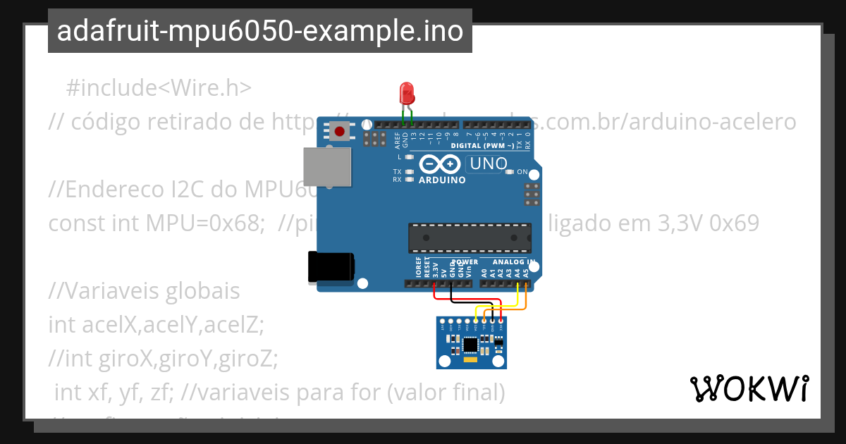 adafruit-mpu6050-example.ino - Wokwi Arduino and ESP32 Simulator