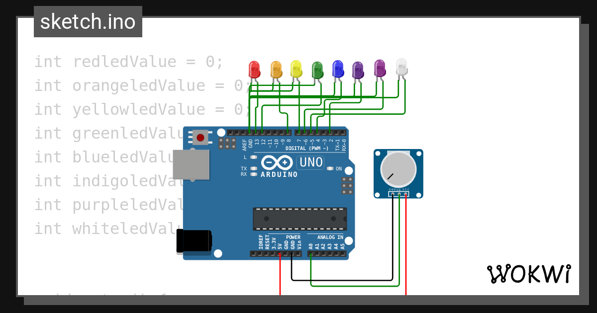 8led Wokwi Esp32 Stm32 Arduino Simulator 3821