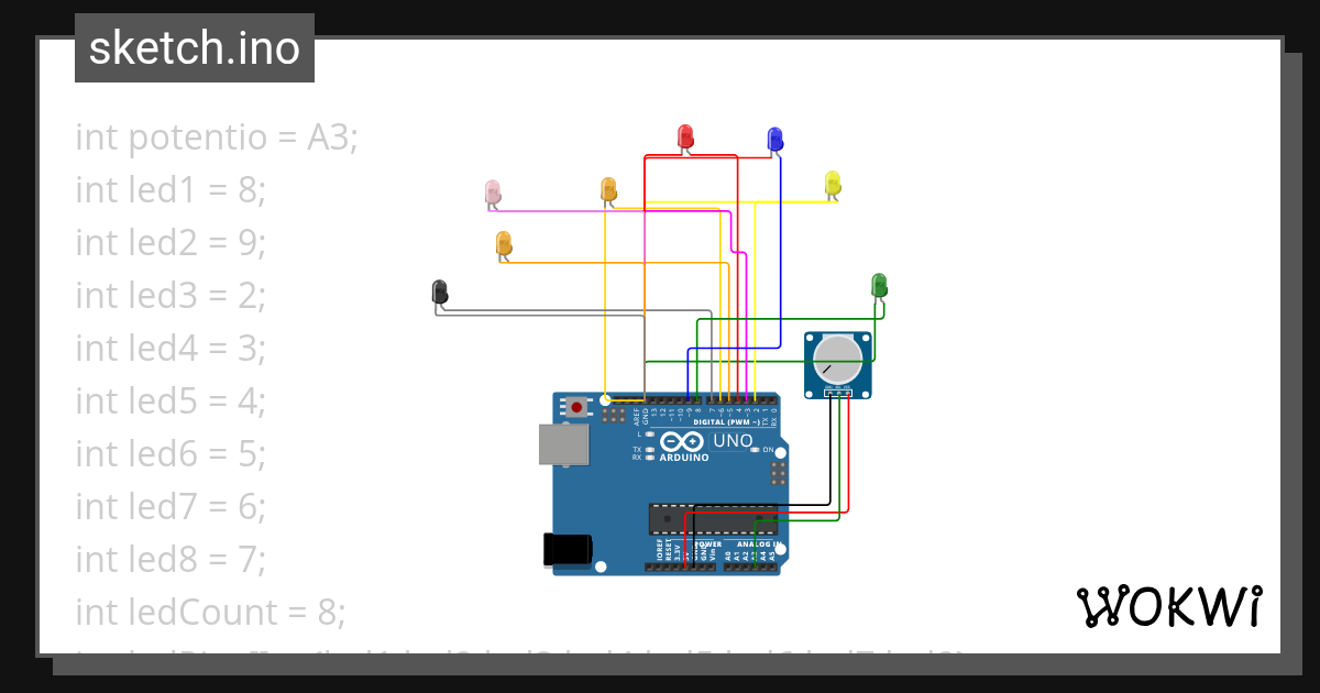 sketch.ino - Wokwi ESP32, STM32, Arduino Simulator