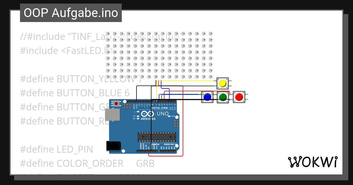 OOP Aufgabe.ino - Wokwi ESP32, STM32, Arduino Simulator