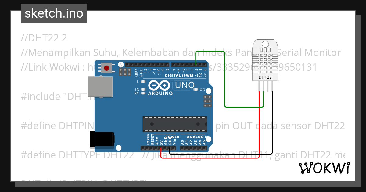 Dht22 2 Ino Wokwi Arduino And Esp32 Simulator - Vrogue