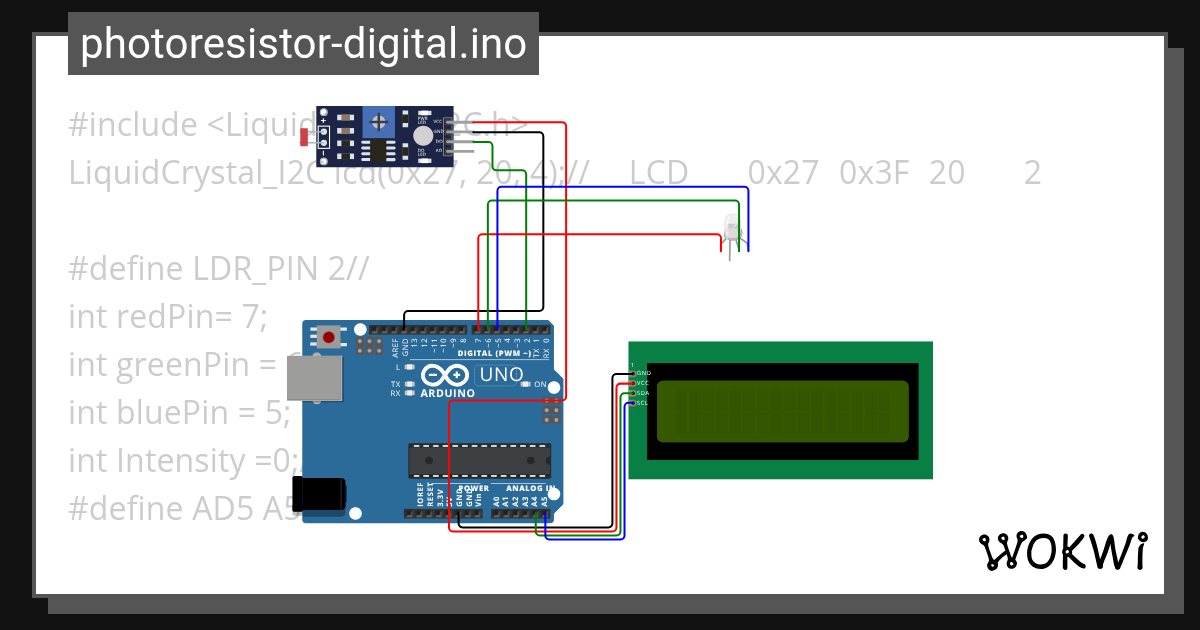 photoresistor-digital.ino - Wokwi ESP32, STM32, Arduino Simulator