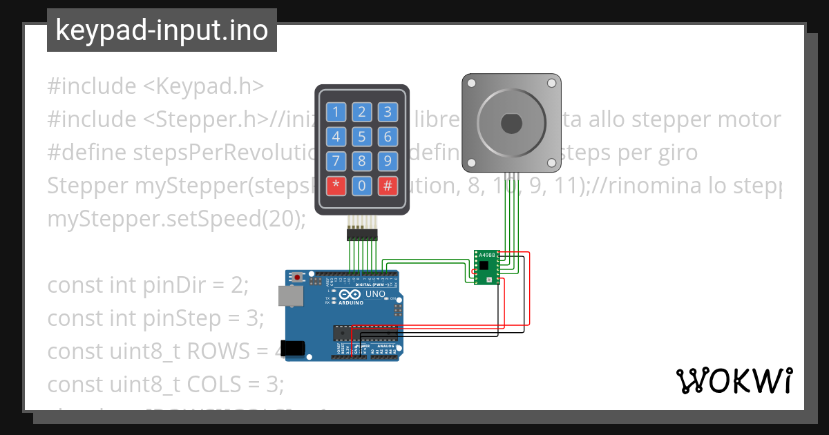 Keypad O Wokwi Arduino And Esp32 Simulator 2878