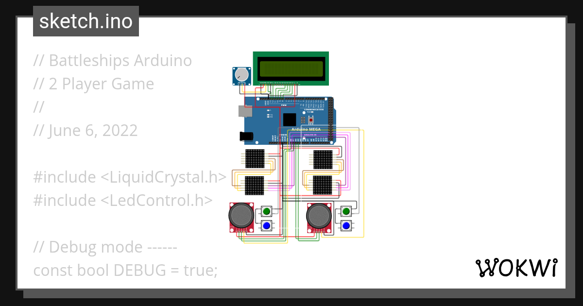 Battleships - Wokwi ESP32, STM32, Arduino Simulator