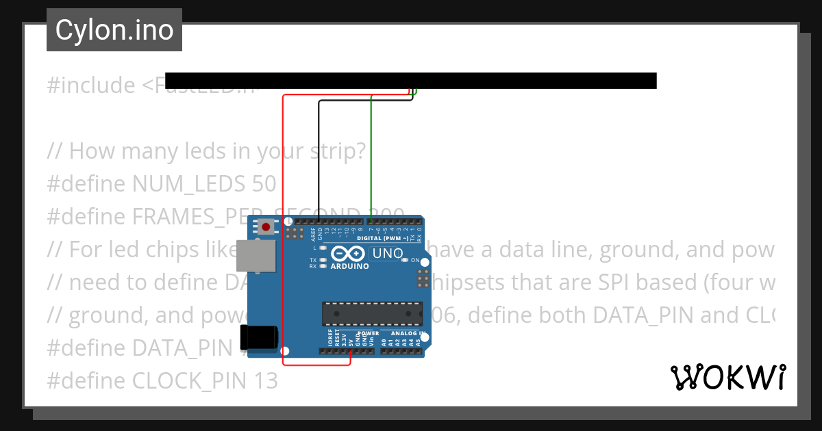 Cylon.ino - Wokwi ESP32, STM32, Arduino Simulator