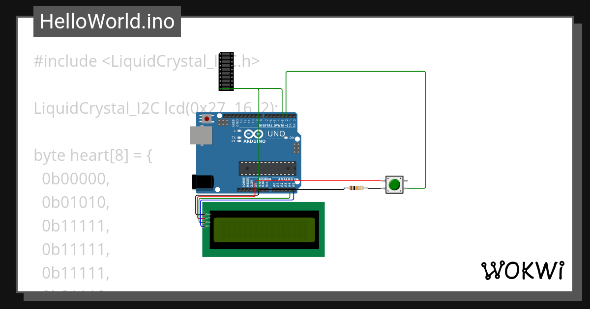 HelloWorld.ino - Wokwi ESP32, STM32, Arduino Simulator