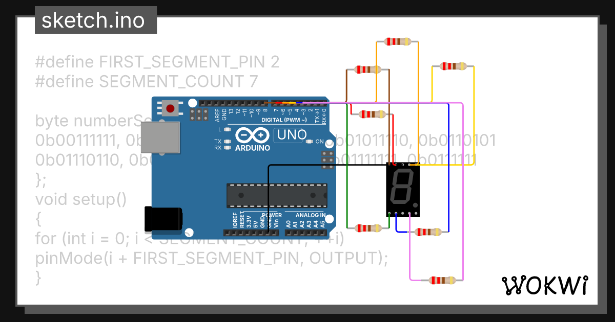 sketch.ino - Wokwi ESP32, STM32, Arduino Simulator