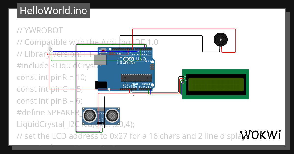 HelloWorld.ino - Wokwi ESP32, STM32, Arduino Simulator