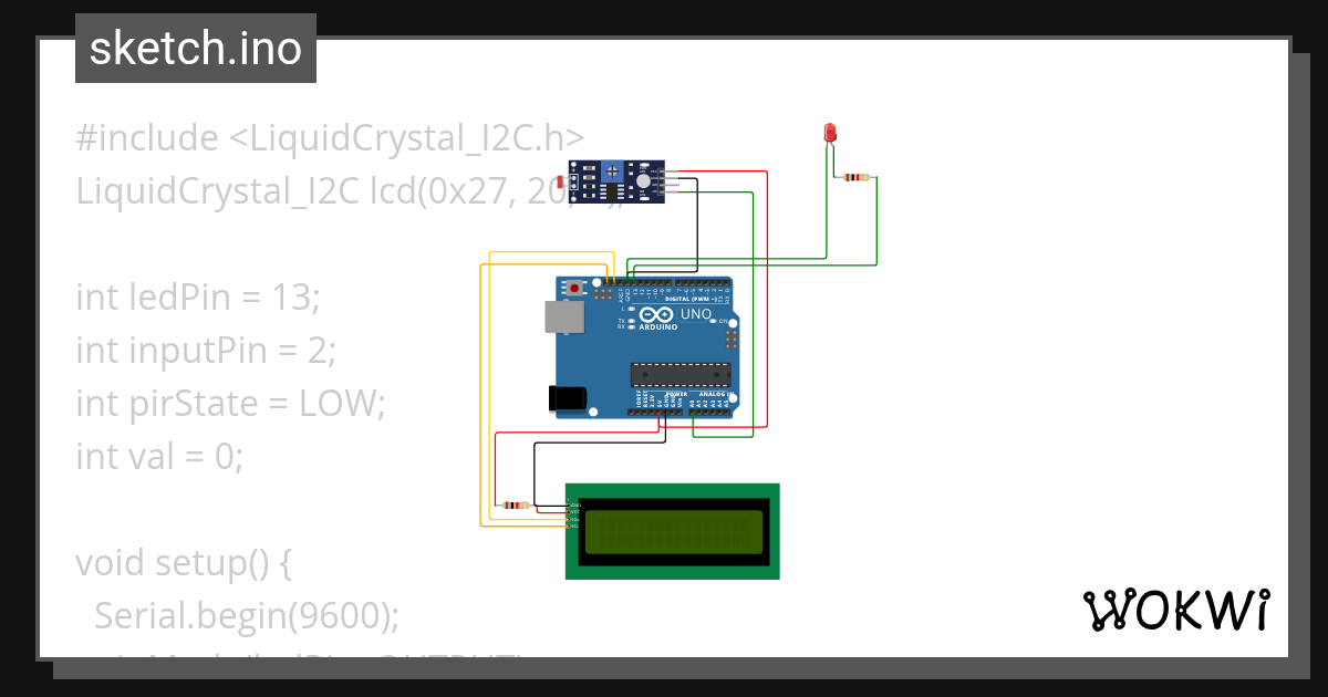 Sensor LDR.ino - Wokwi ESP32, STM32, Arduino Simulator