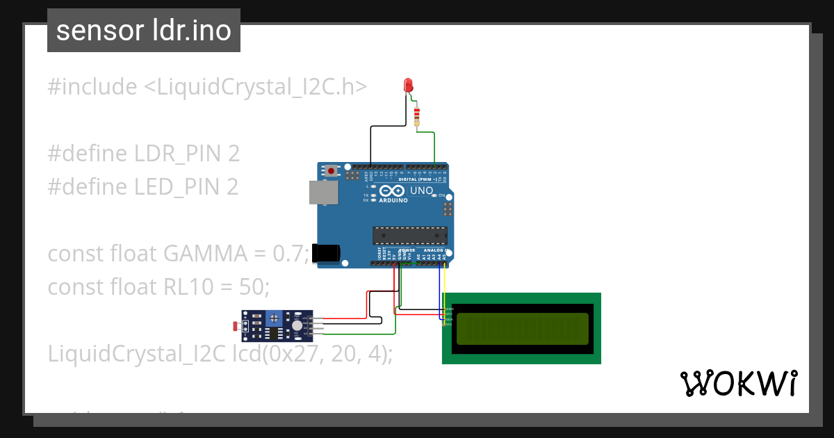 sensor ldr.ino - Wokwi ESP32, STM32, Arduino Simulator