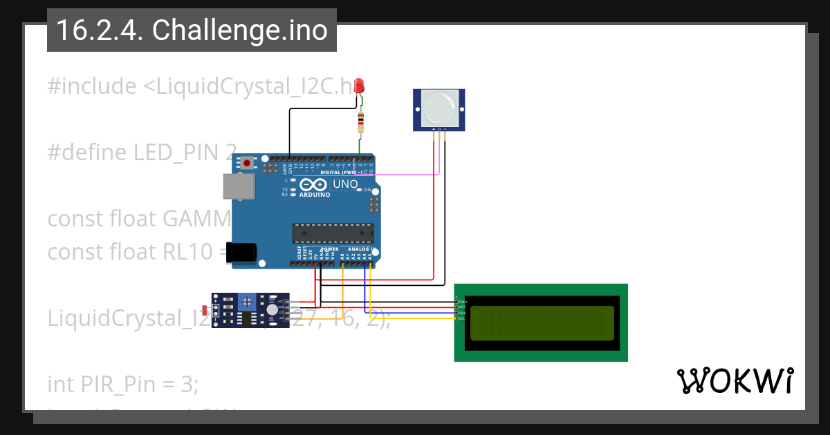 16.2.4. Challenge Topik 11.ino - Wokwi ESP32, STM32, Arduino Simulator