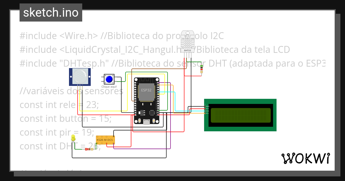 Projeto.ino - Wokwi ESP32, STM32, Arduino Simulator