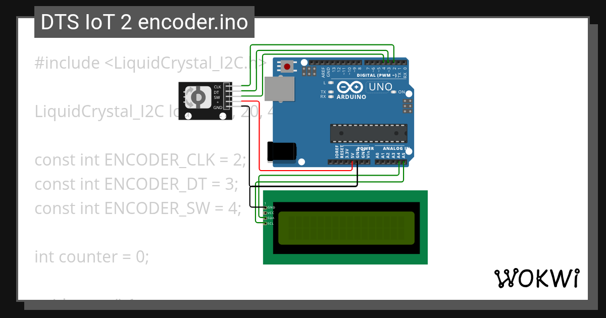 DTS IoT 2 encoder.ino - Wokwi ESP32, STM32, Arduino Simulator