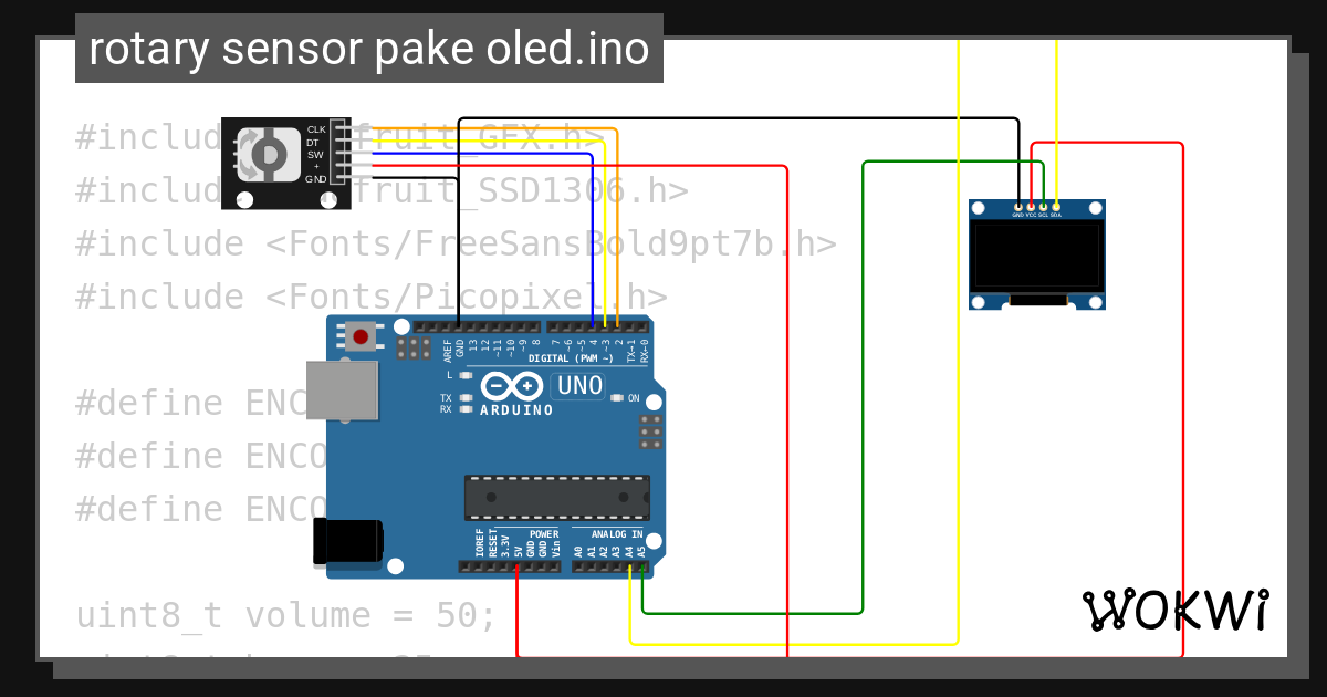 Rotary Sensor Pake O Wokwi Esp32 Stm32 Arduino Simulator 9210