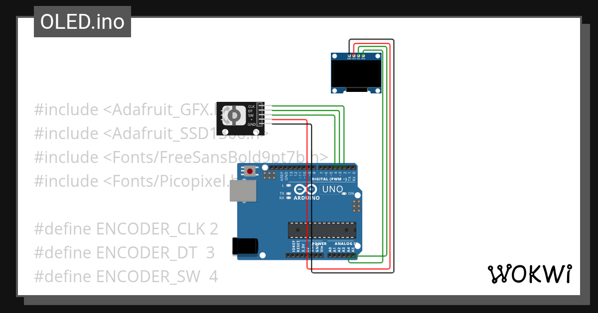 OLED.ino - Wokwi ESP32, STM32, Arduino Simulator