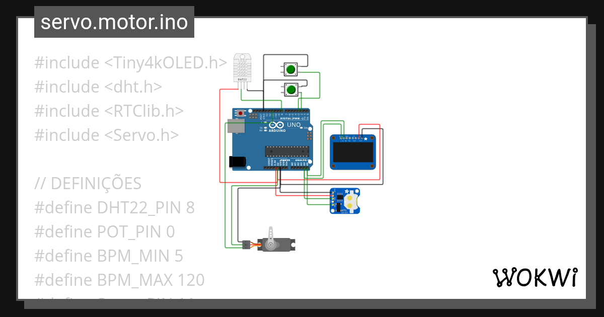 servo.motor.ino - Wokwi ESP32, STM32, Arduino Simulator