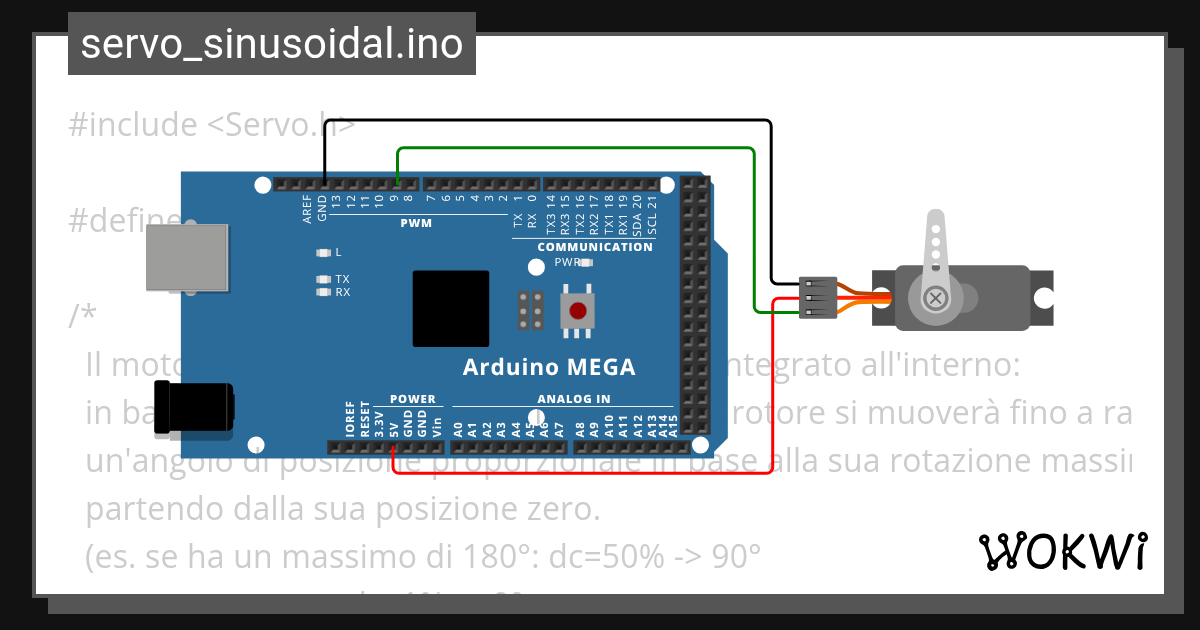 servo_sinusoidal.ino - Wokwi ESP32, STM32, Arduino Simulator