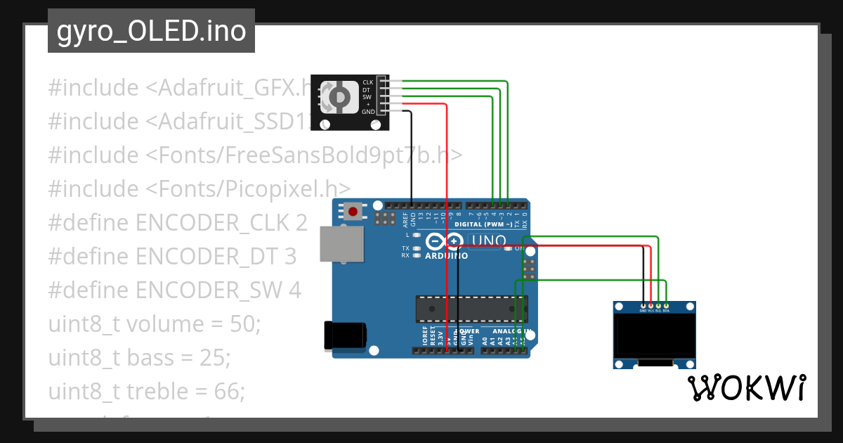 gyro_OLED.ino - Wokwi ESP32, STM32, Arduino Simulator
