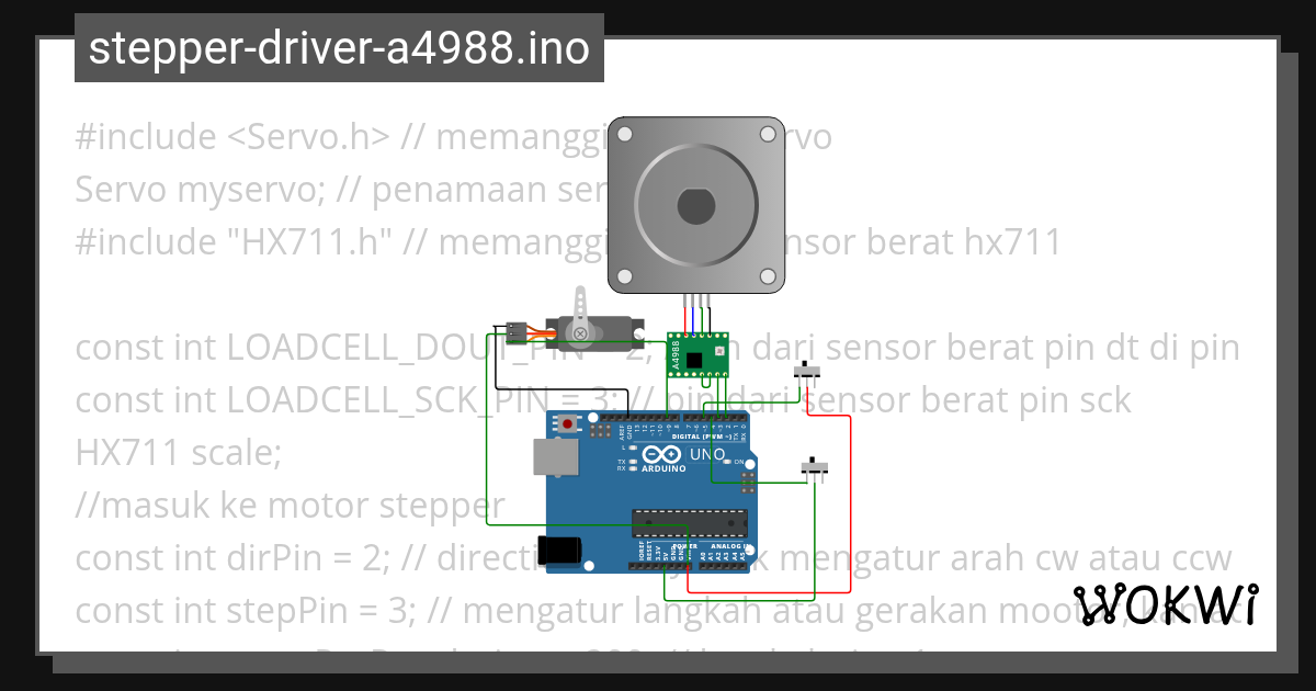 stepper-driver-a4988.ino - Wokwi ESP32, STM32, Arduino Simulator