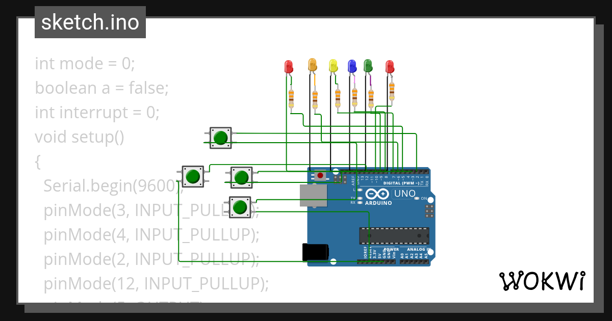 sketch.ino - Wokwi ESP32, STM32, Arduino Simulator