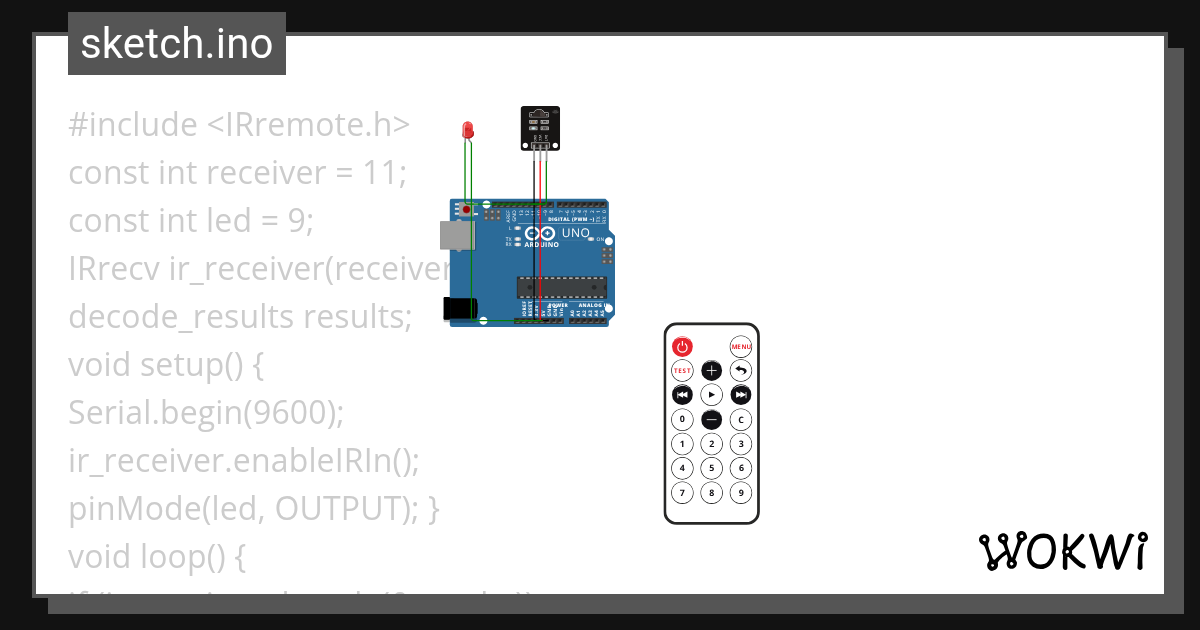 IRREMOTE - Wokwi ESP32, STM32, Arduino Simulator IRREMOTE - Wokwi ESP32, STM32, Arduino Simulator