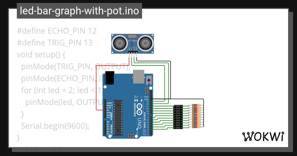 led-bar-graph-with-pot.ino - Wokwi ESP32, STM32, Arduino Simulator