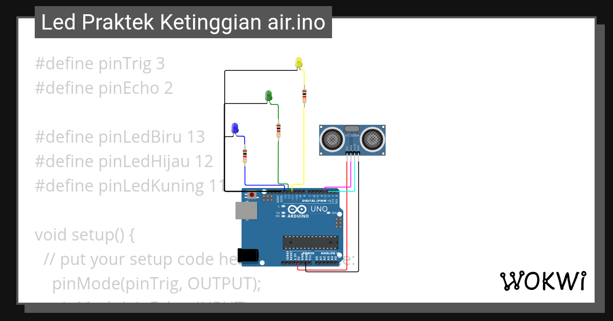Led Praktek Ketinggian air.ino - Wokwi ESP32, STM32, Arduino Simulator
