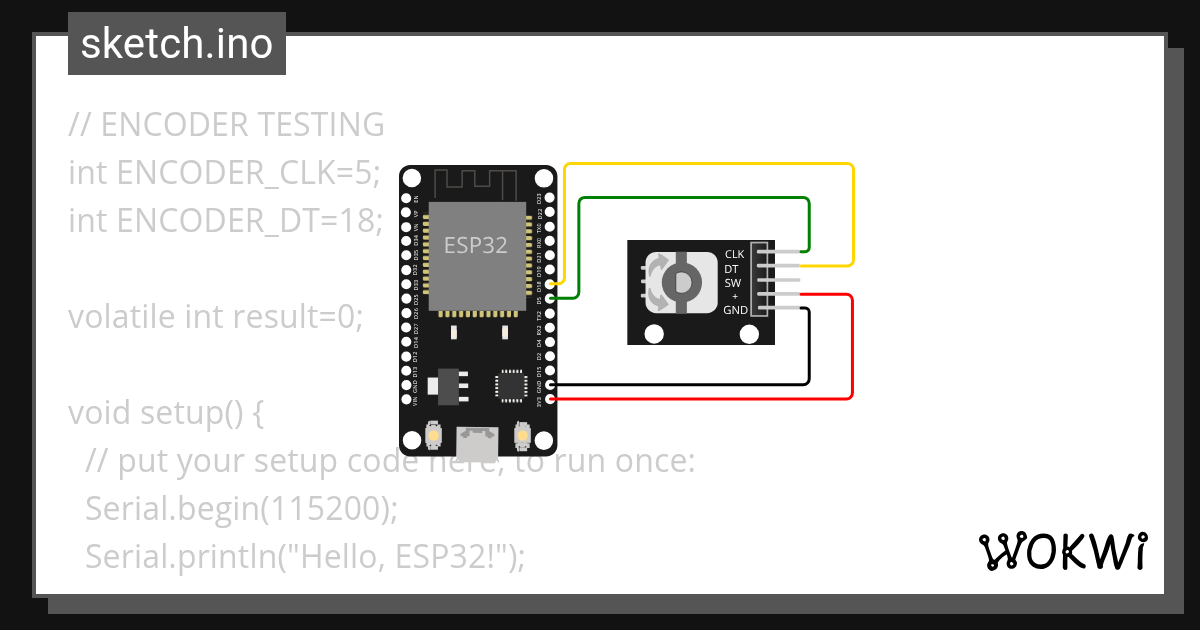 Encodero Wokwi Esp32 Stm32 Arduino Simulator