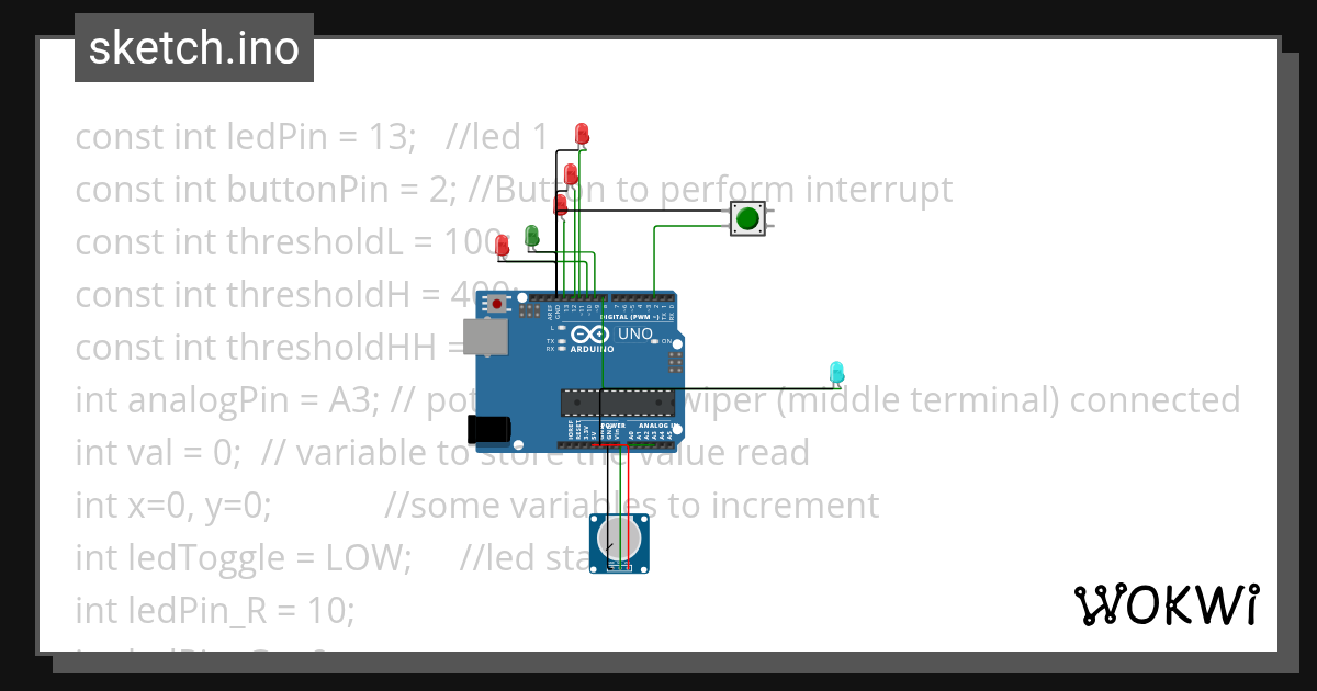 sketch.ino - Wokwi ESP32, STM32, Arduino Simulator