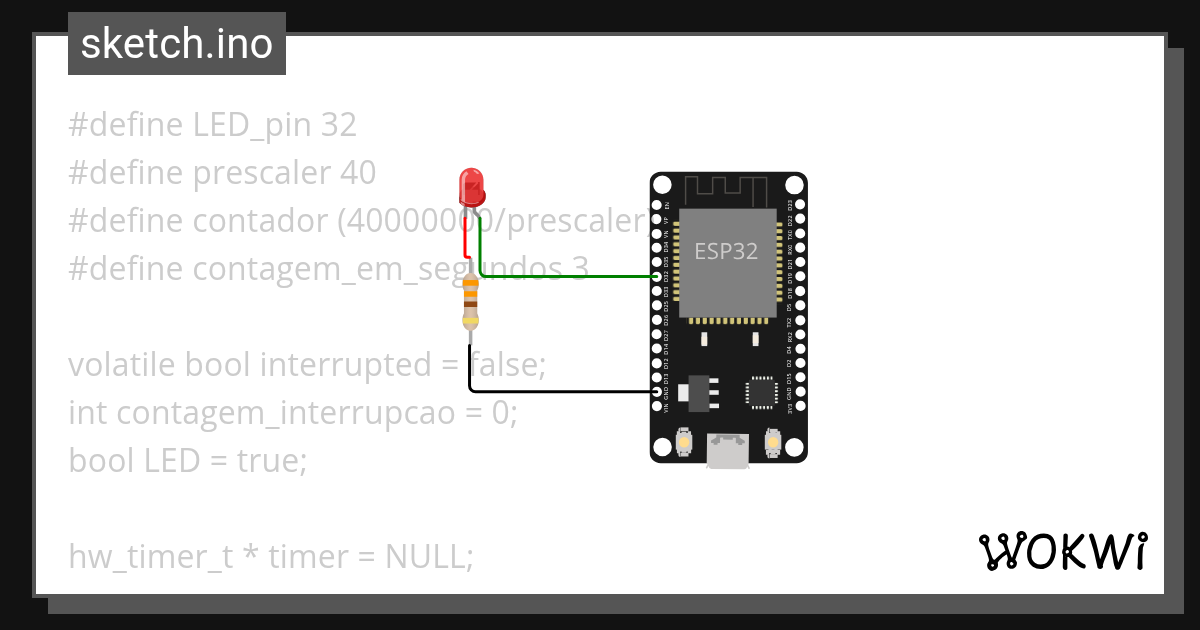 TimerInterrupt_mais_1_segundo - Wokwi ESP32, STM32, Arduino Simulator