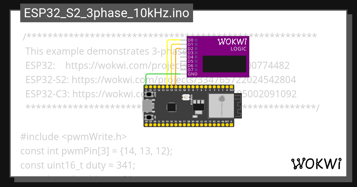 ESP32_S2_3phase_10kHz.ino - Wokwi Arduino and ESP32 Simulator