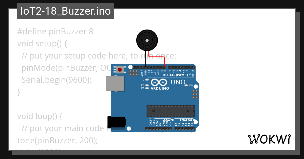 IoT2-18_Buzzer.ino - Wokwi ESP32, STM32, Arduino Simulator