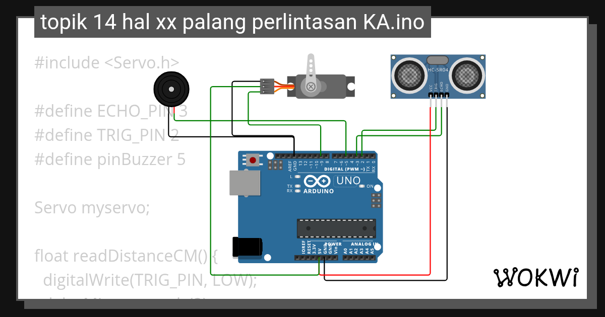 topik 14 hal xx palang perlintasan KA.ino - Wokwi ESP32, STM32, Arduino Simulator