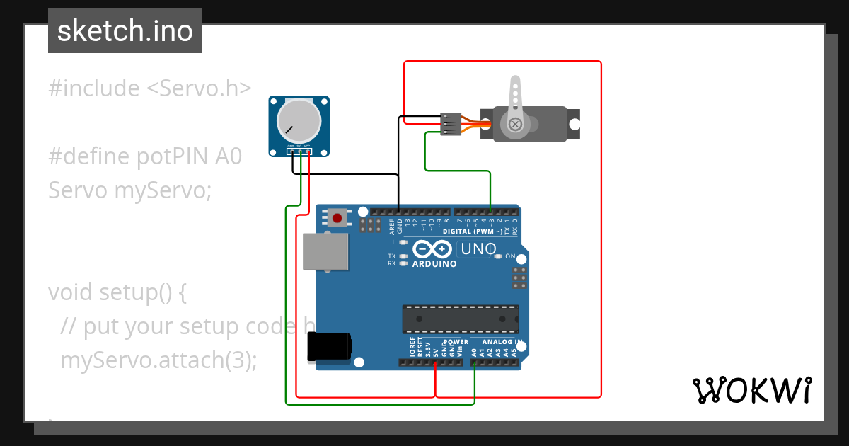 servo_potentiometer.ino - Wokwi ESP32, STM32, Arduino Simulator