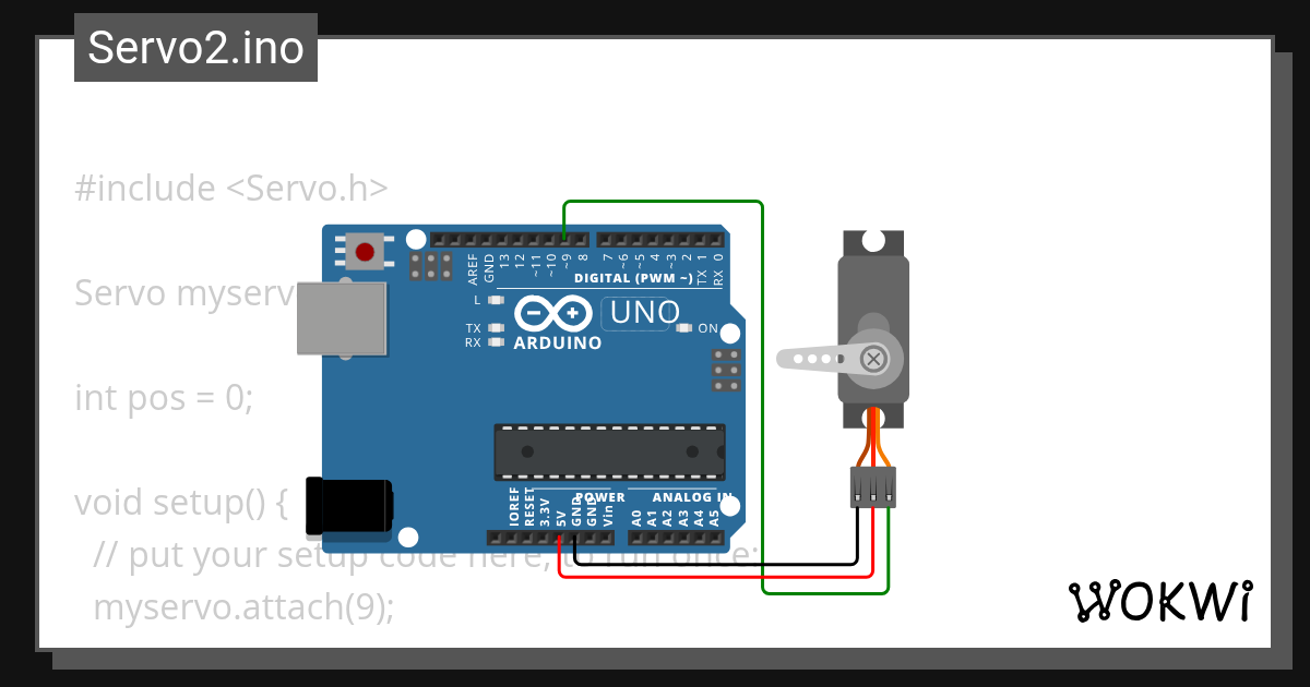 Servo2.ino - Wokwi ESP32, STM32, Arduino Simulator