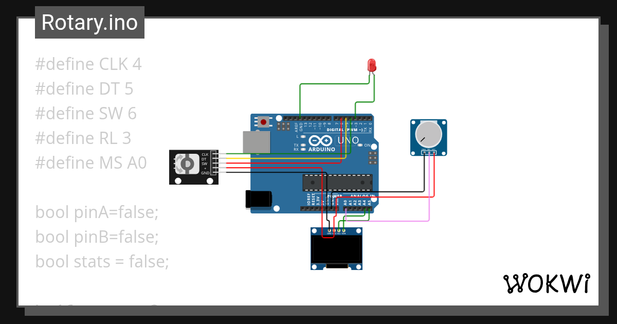 Rotary.ino - Wokwi ESP32, STM32, Arduino Simulator