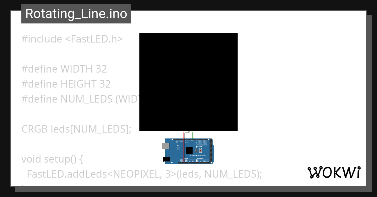 Rotating_Line.ino - Wokwi Arduino and ESP32 Simulator Rotating_Line.ino - Wokwi Arduino and ESP32 Simulator