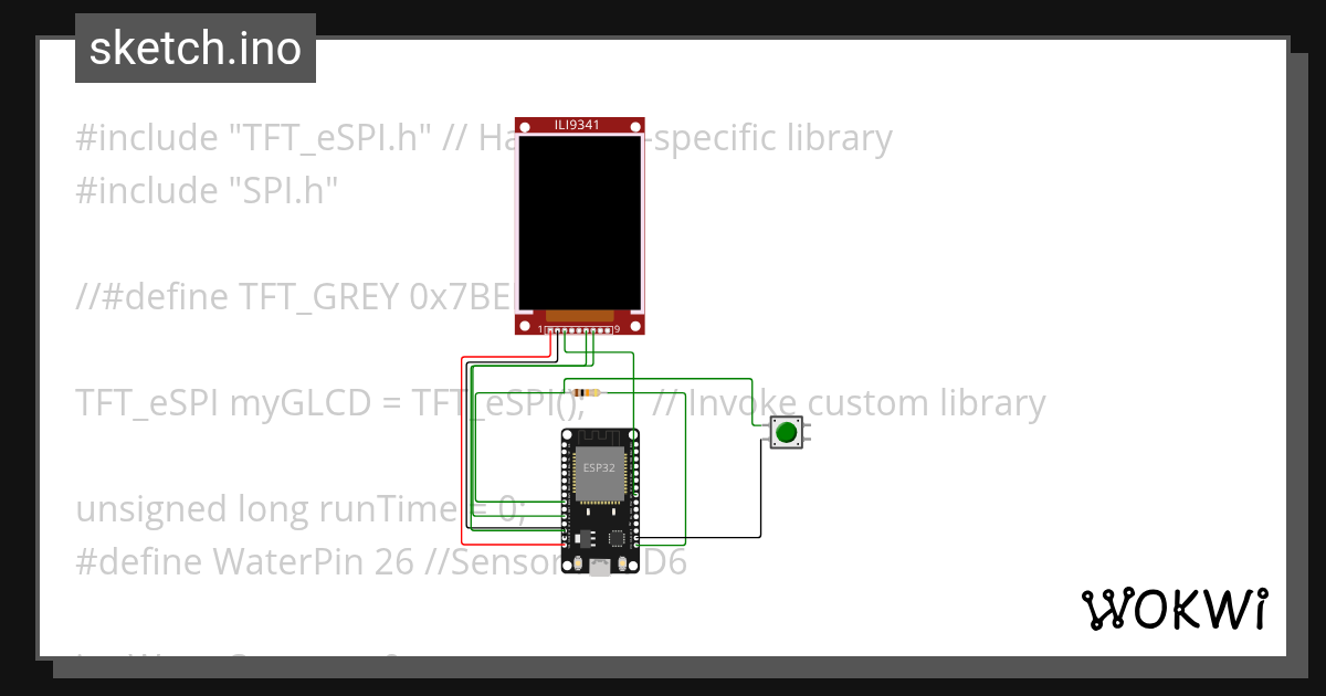 sketch.ino - Wokwi ESP32, STM32, Arduino Simulator