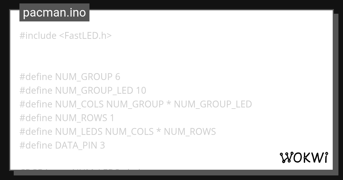 pacman.ino - Wokwi ESP32, STM32, Arduino Simulator