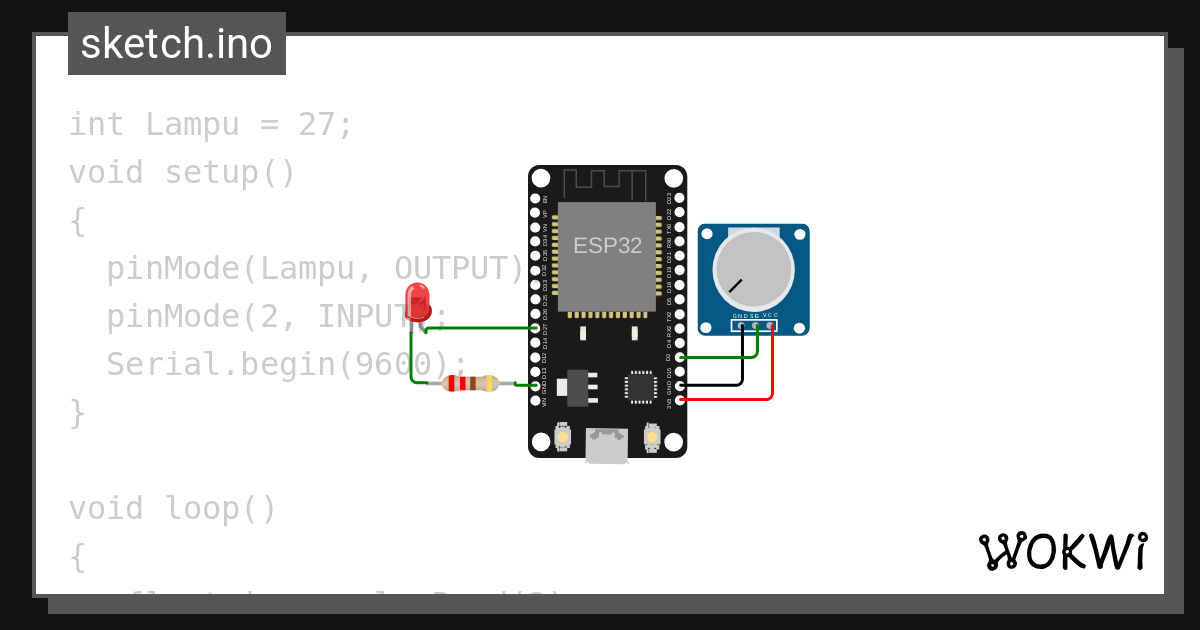 Fading With Potentiometeresp32 Wokwi Esp32 Stm32 Arduino Simulator 