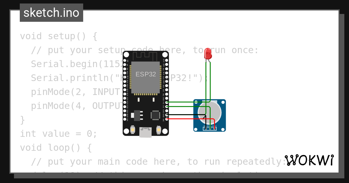 Potentiometer Fading_ESP - Wokwi ESP32, STM32, Arduino Simulator Potentiometer Fading_ESP - Wokwi ESP32, STM32, Arduino Simulator